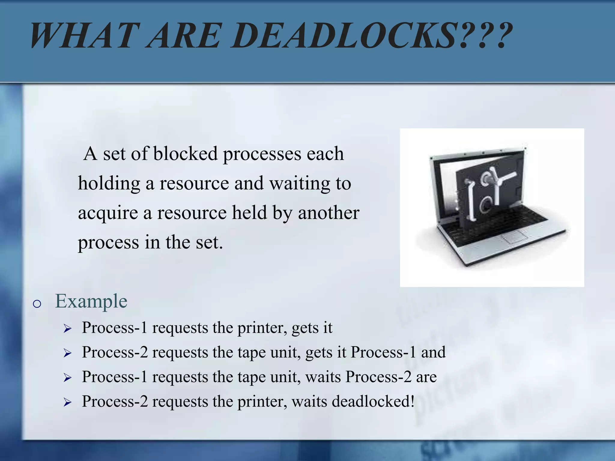 Deadlocks In Operating System Pptx Operating Systems Computer Software And Applications