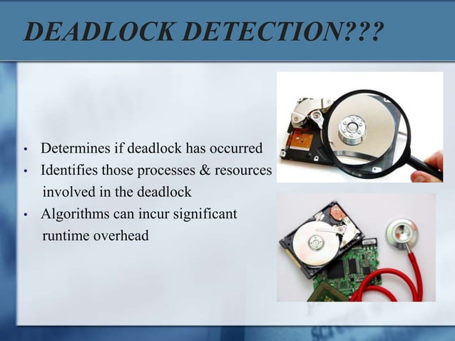 Deadlocks In Operating System Pptx Operating Systems Computer Software And Applications