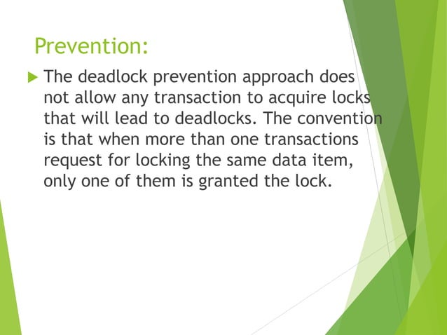 Deadlock in database | PPTX