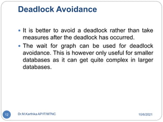 Overview of Deadlock unit 3 part 1 | PPT