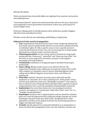 Deadly Spin: PR Lessons | PDF