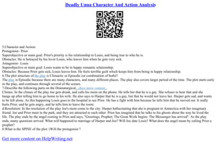 Deadly Unna Essay | PPT