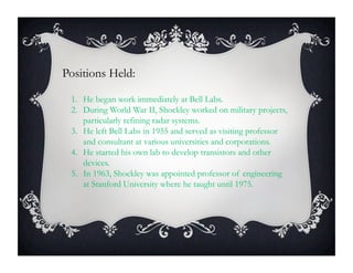 William Bradford Shockley | PDF