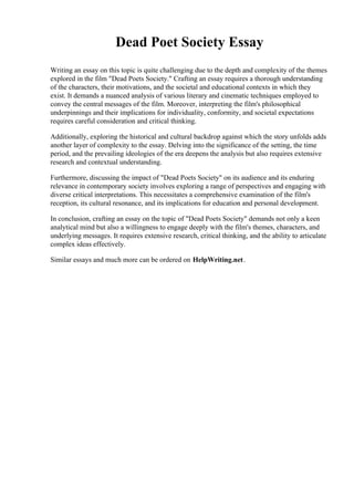 Dead Poet Society Essay.pdf