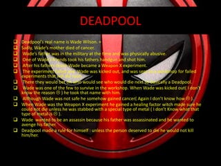 Deadpool | PPT