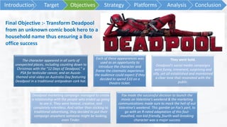 Dead pool social media campaign | PPT