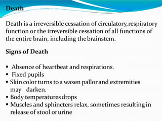 Death protocol ppt by pooja mam | PPT