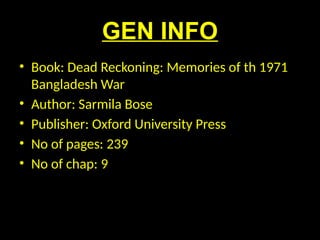 dead reckoning book . Book Review in simple | PPTX
