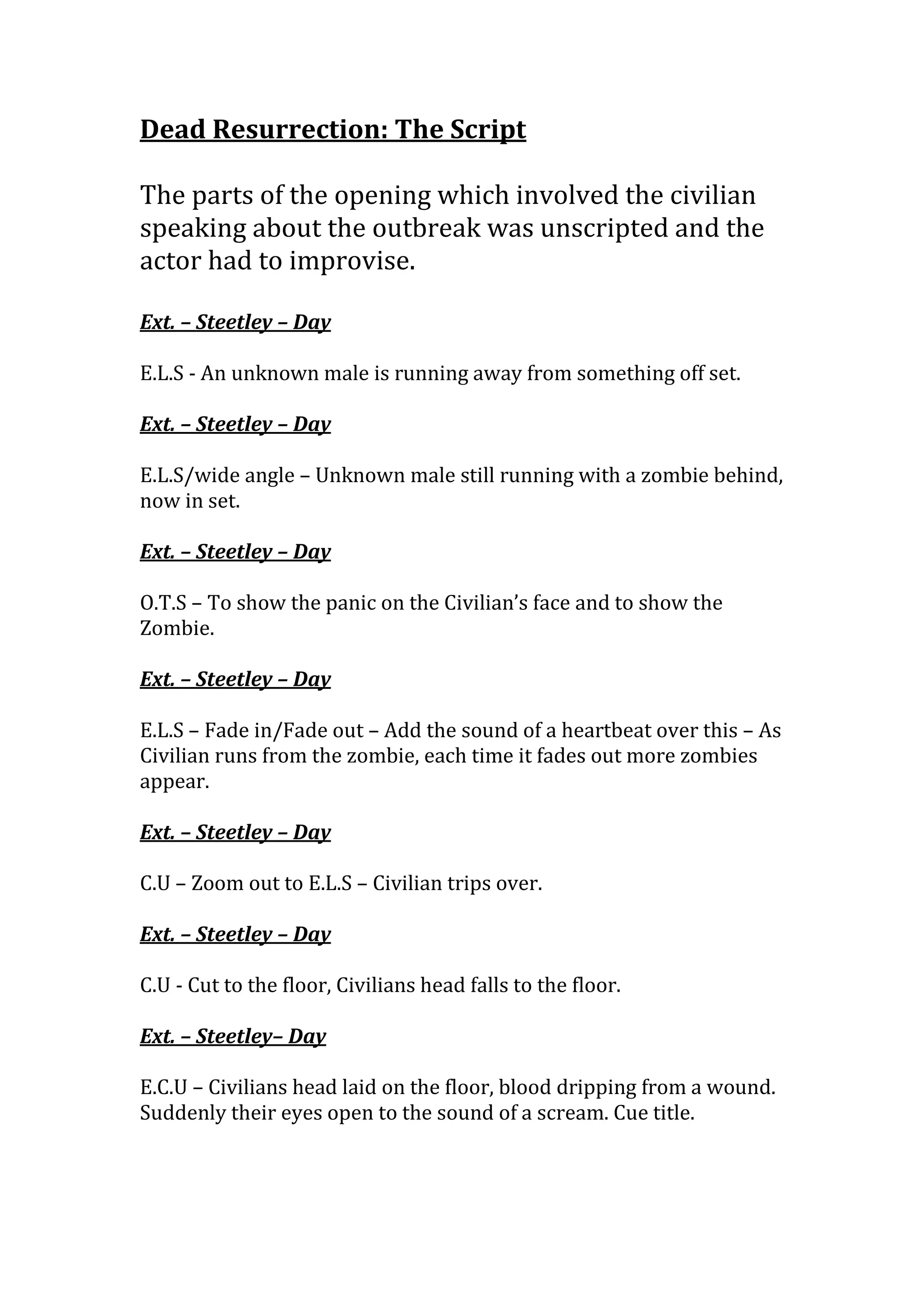 Dead Resurrection Script Re-Upload | PDF