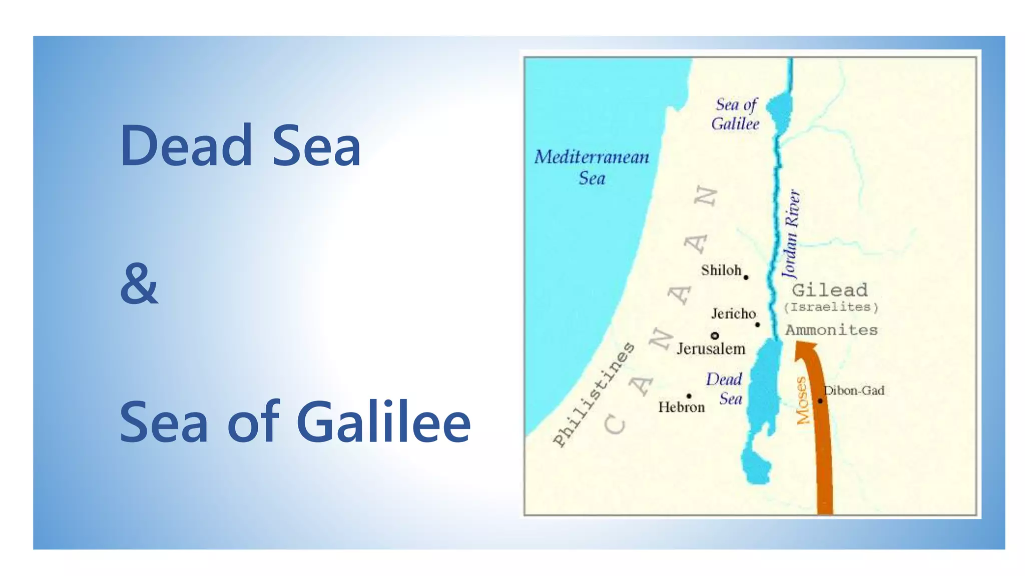 Dead Sea & Sea of Galilee | PPSX