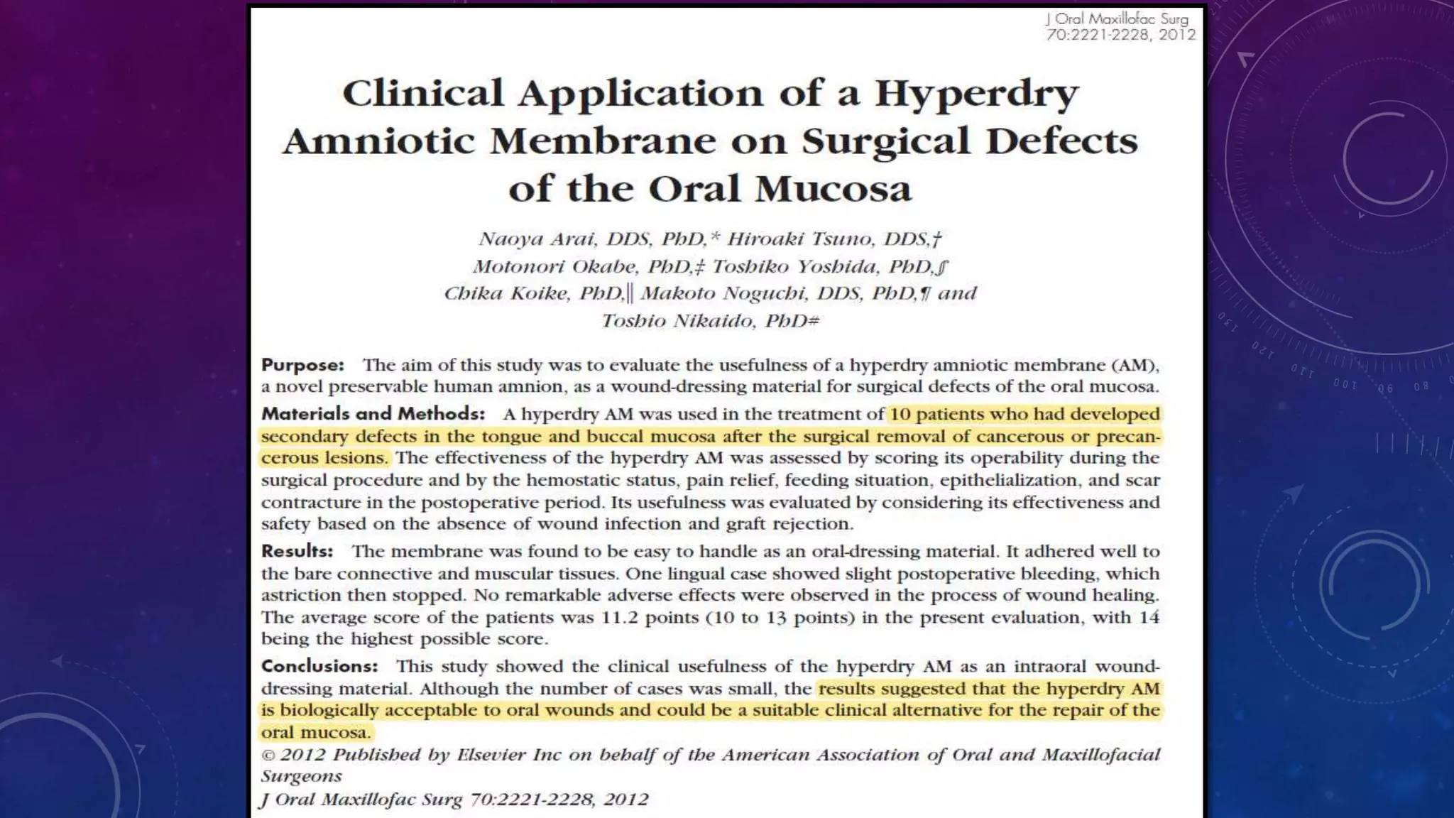 Dead space management | PPTX