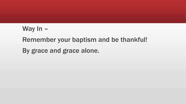 Dead to Sin, Alive in Christ | PPTX