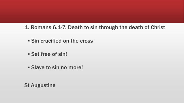 Dead to Sin, Alive in Christ | PPTX