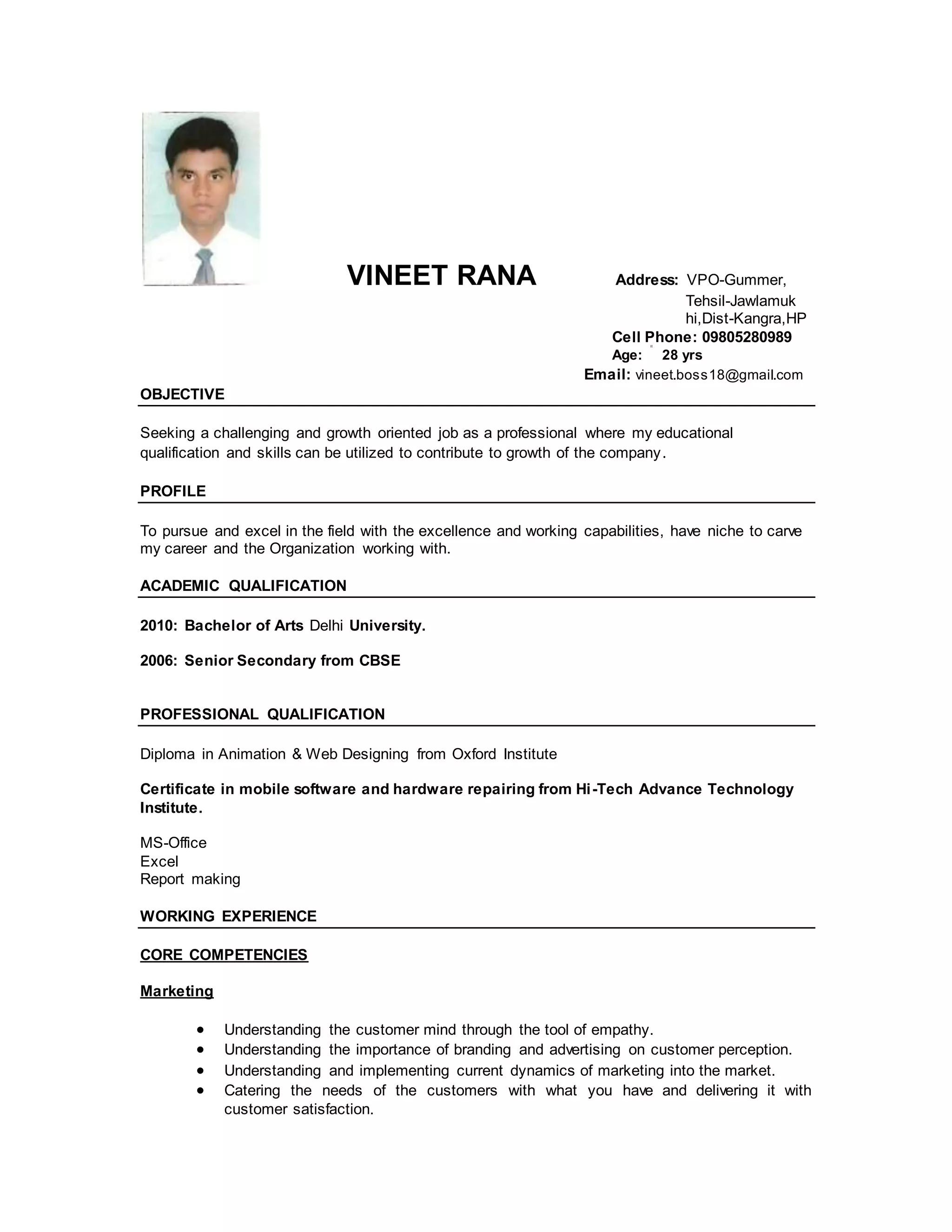 vineet rana job | PDF