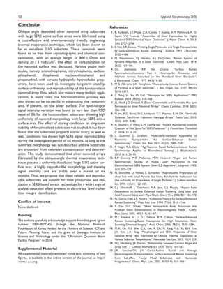 2016_Appl Spectrosc_Long-Standing Stability of Silver Nanorod Substrate ...