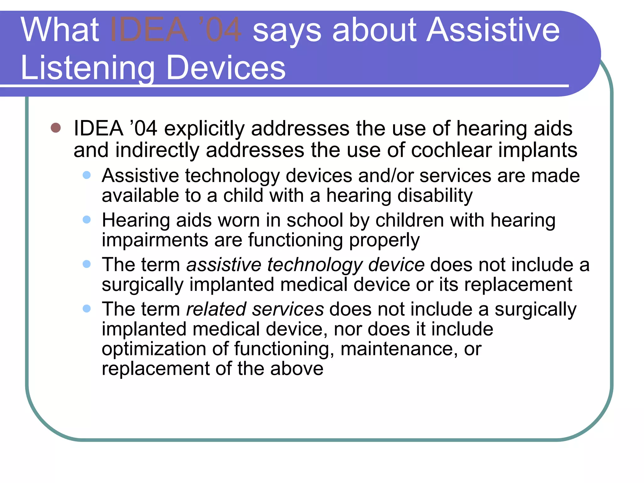 Deaf And Hard Of Hearing Presentation | PPT | Ear, Nose and Throat ...