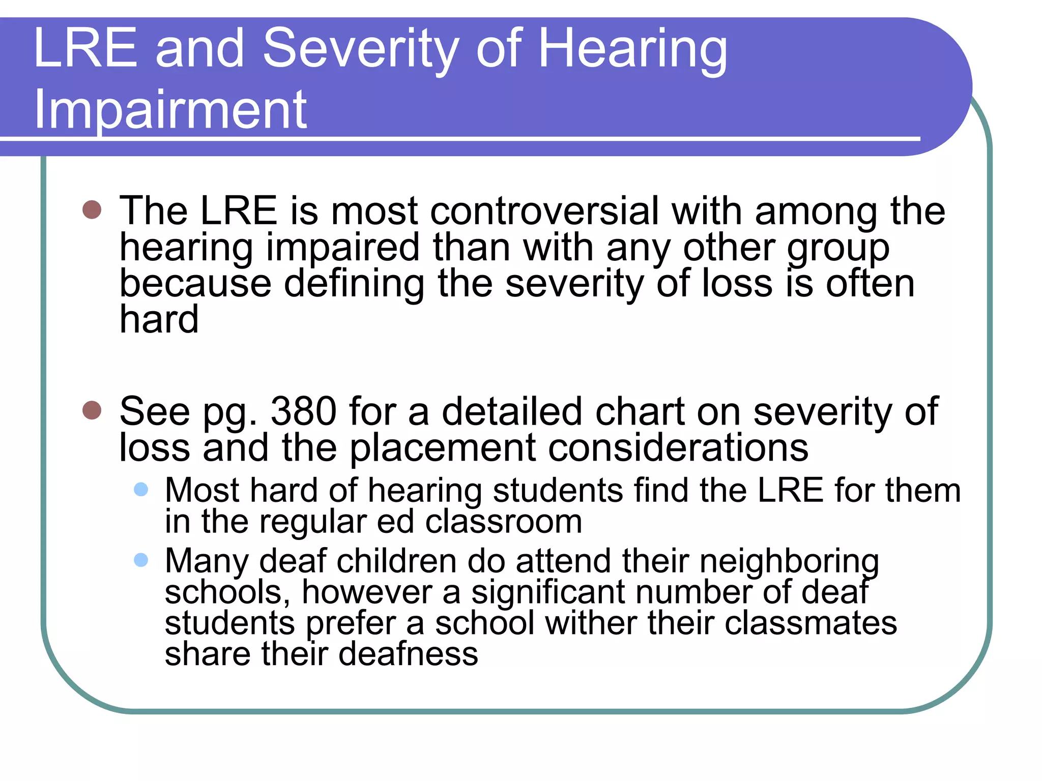 Deaf And Hard Of Hearing Presentation | PPT