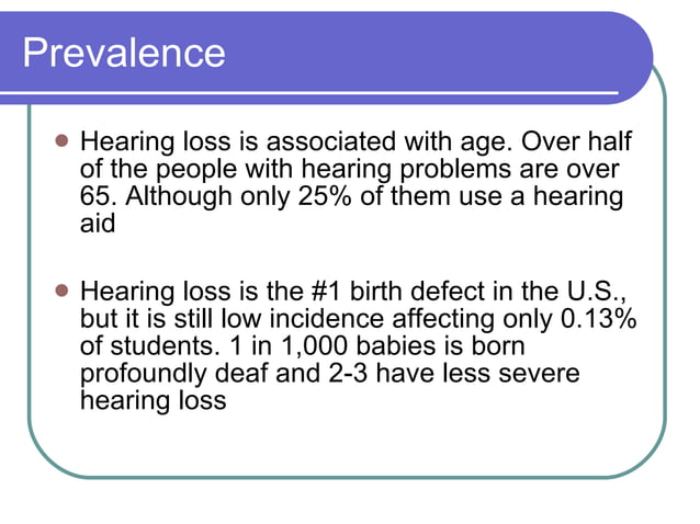 Deaf And Hard Of Hearing Presentation | PPT | Ear, Nose and Throat ...