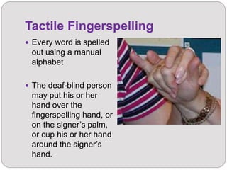 Deafblindness | PPTX