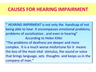 Deaf causes | PPT