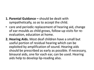 Deaf child | PPTX