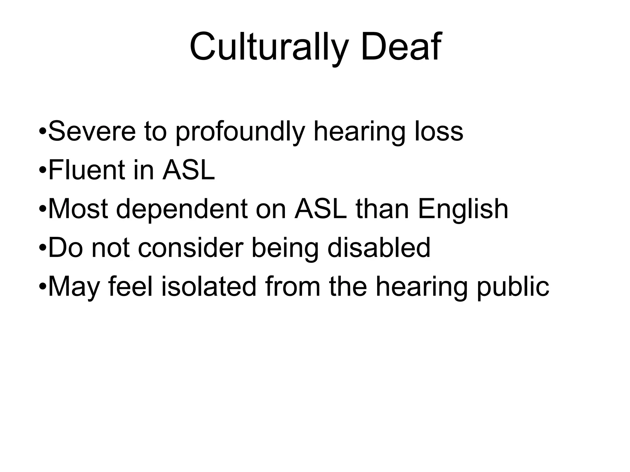 Deaf Communication | PPT