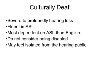 Deaf Communication | PPT