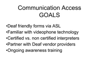 Deaf Communication | PPT
