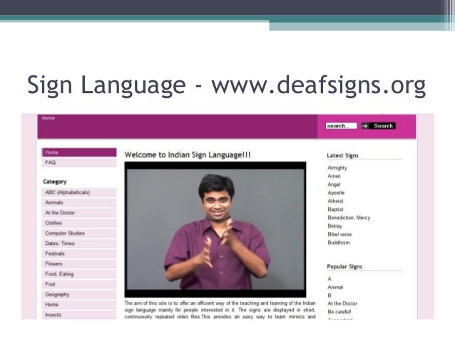 Understanding the deaf community. focus India