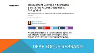 Deaf Focus Case Study | PPT | Free Download