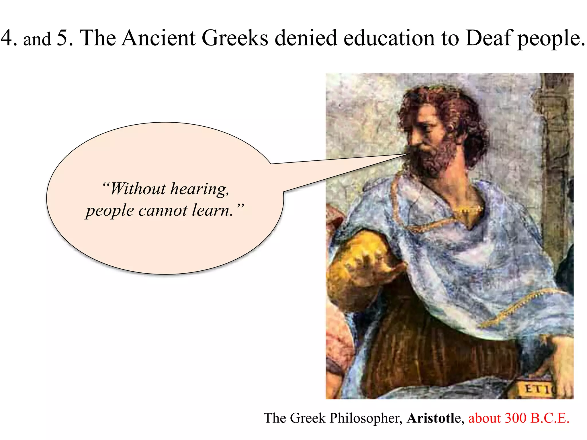 ASL -Deaf history timeline | PPTX