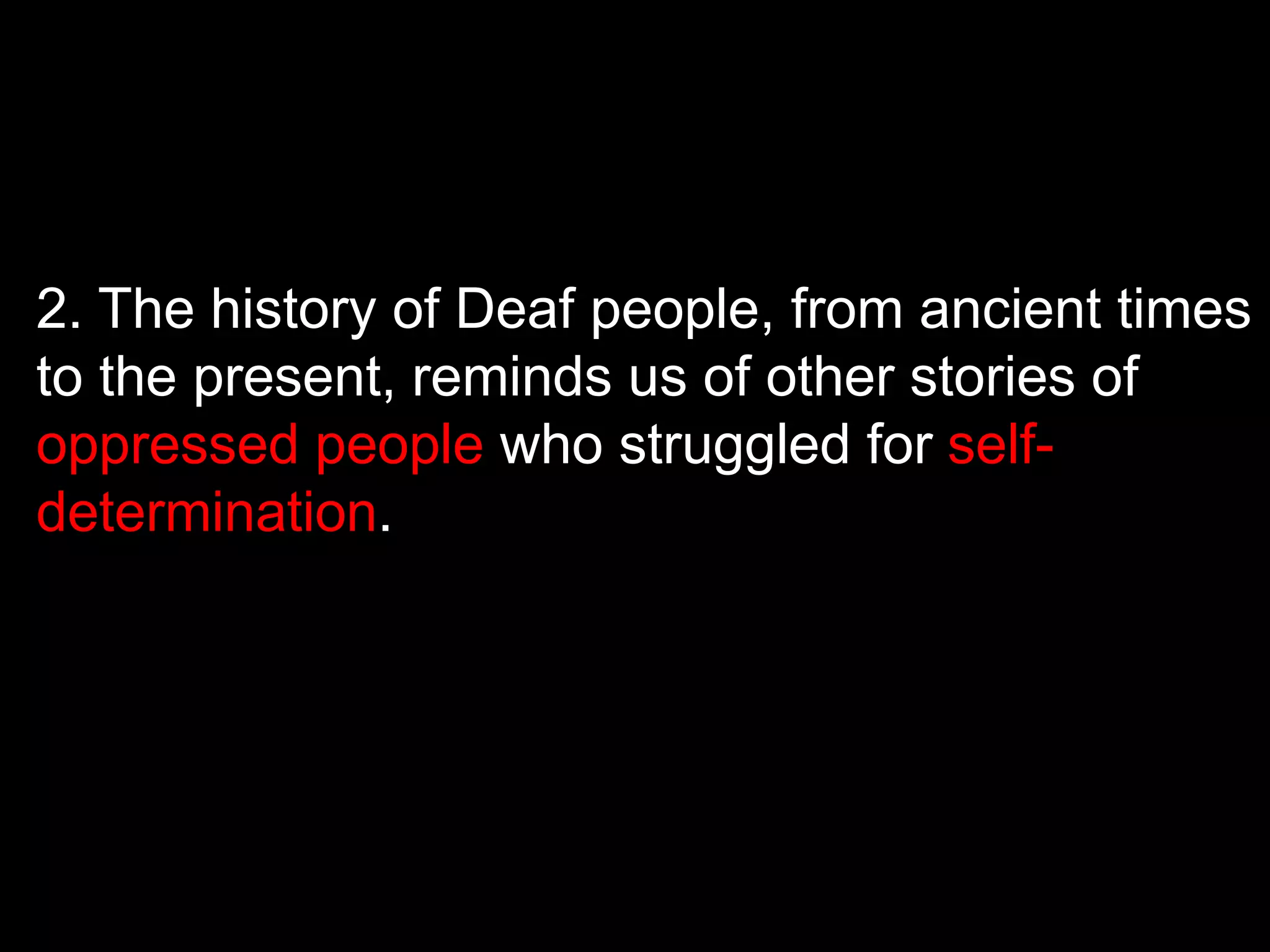 ASL -Deaf history timeline | PPTX