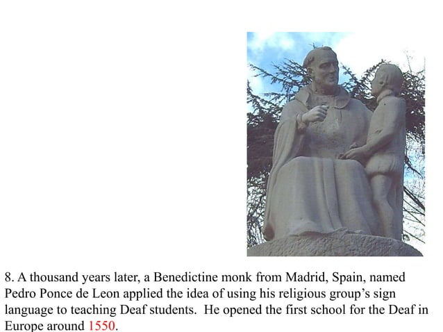 ASL -Deaf history timeline | PPTX