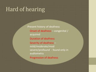 ASSESSMENT OF Deafness | PPTX
