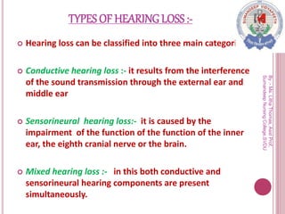 Deafness | PPTX