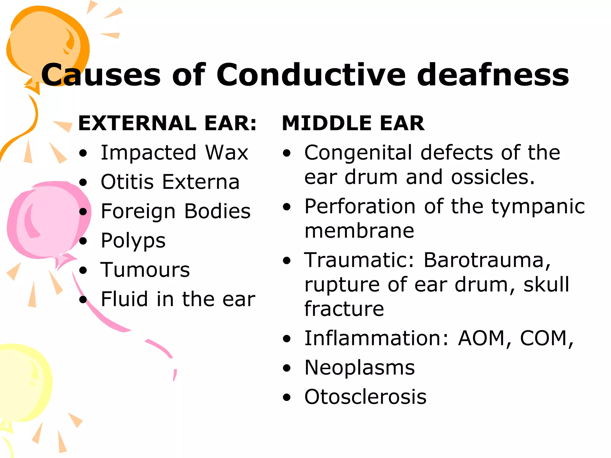 Deafness | PPTX