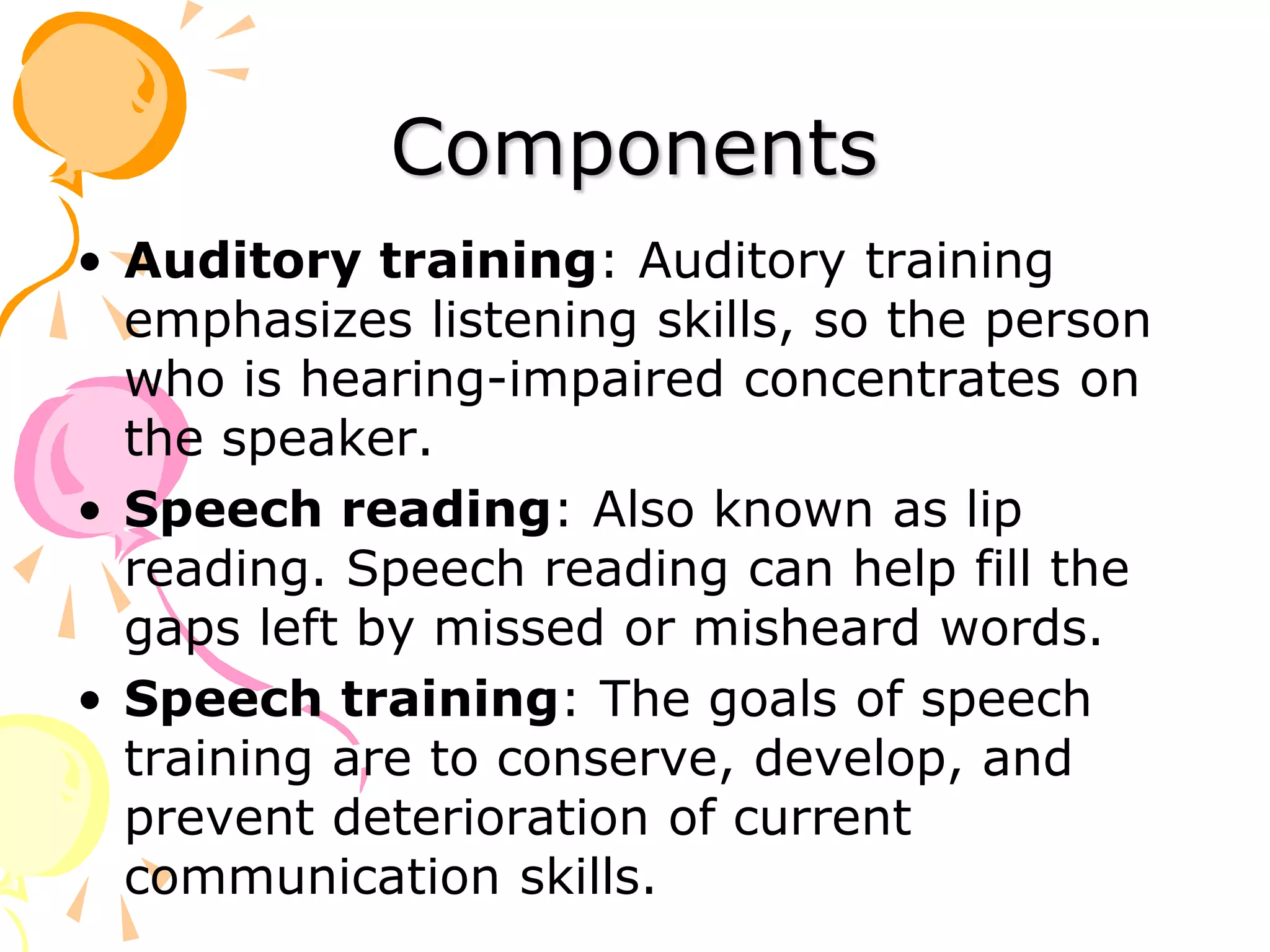 Deafness | PPTX