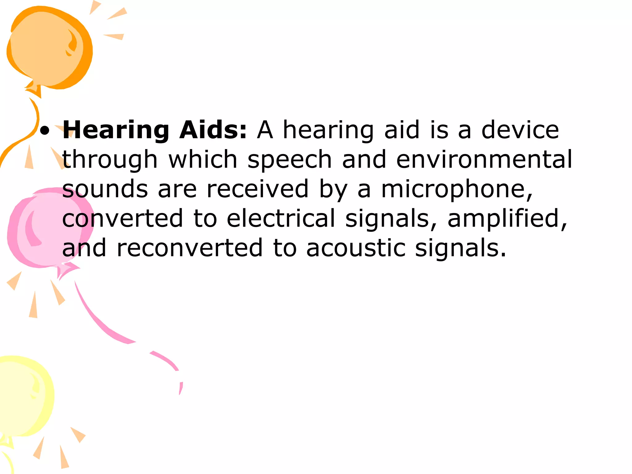 Deafness | PPTX
