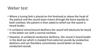 Deafness and Hearing Impairment presentation | PPTX