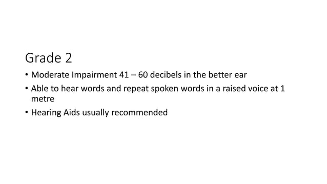 Deafness and Hearing Impairment presentation | PPTX