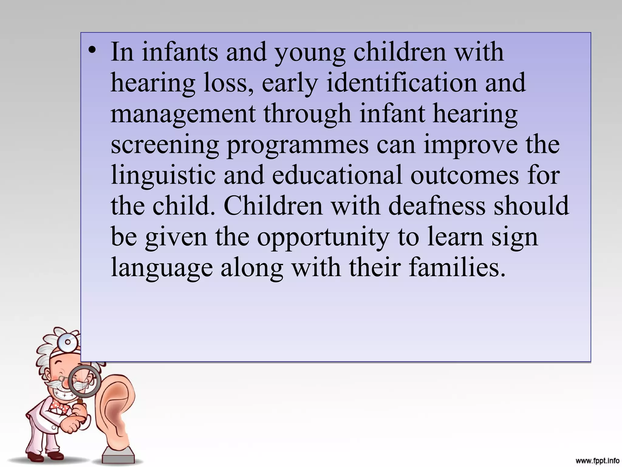 Deafness | PPT