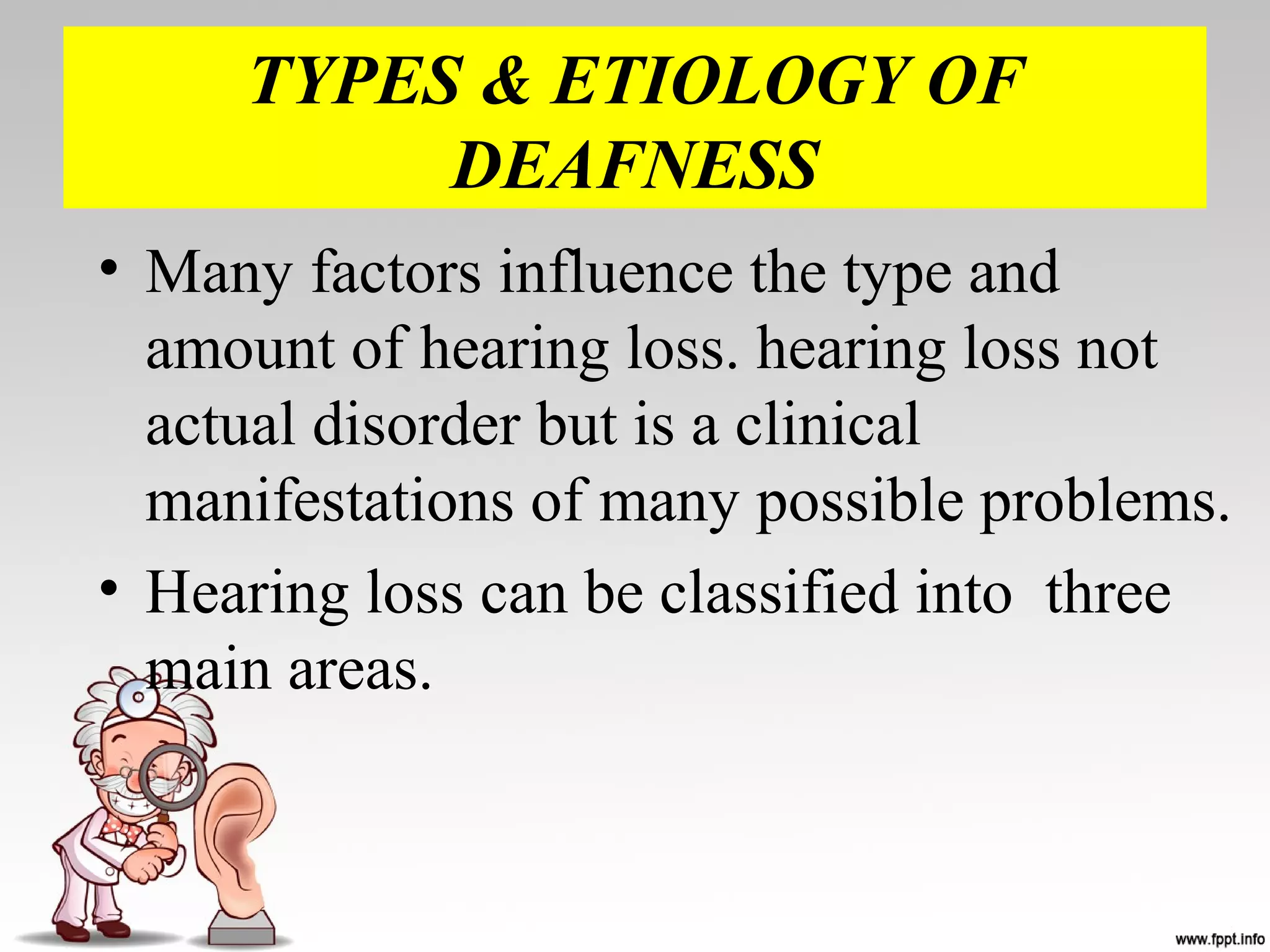 Deafness | PPT