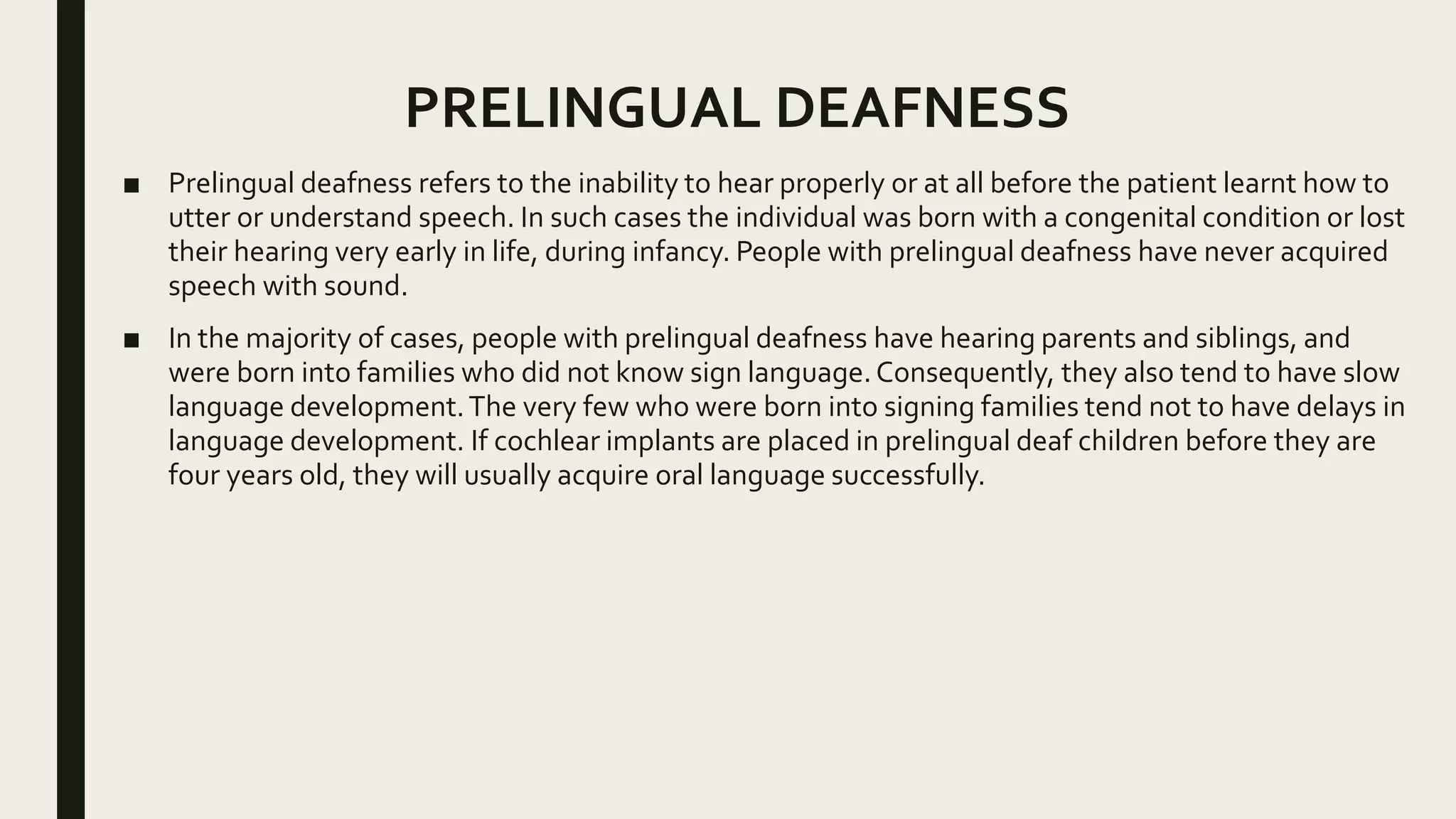 DEAFNESS/HEARING LOSS | PPTX