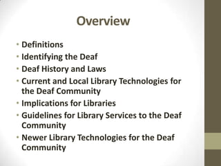 Deaf powerpoint | PPTX