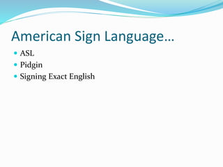 Deaf world power | PPTX