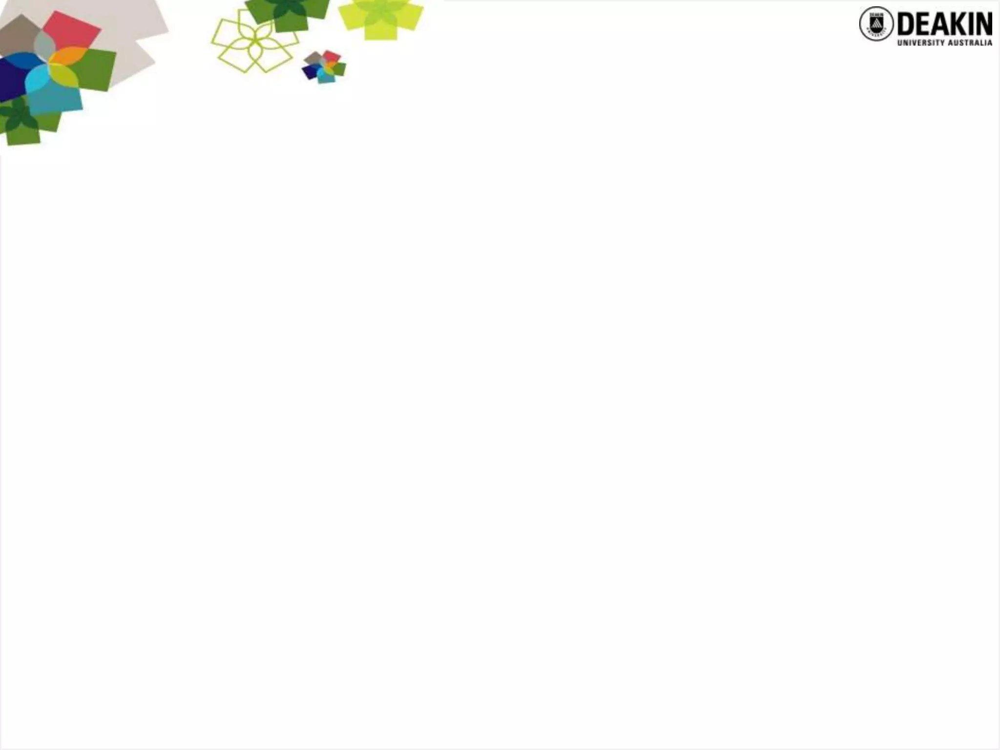 Deakin template | PPTX