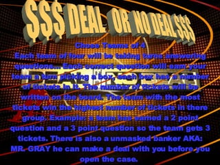 Deal Or No Deal | PPT