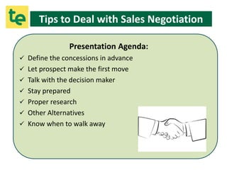 Top 7 Tips to Deal with Sales Negotiation Effectively | PPTX