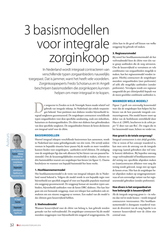 Basismodellen voor integrale zorginkoop | PDF