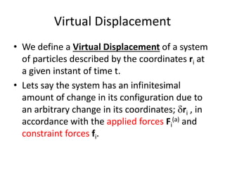 De Alembert’s Principle and Generalized Force, a technical discourse on ...